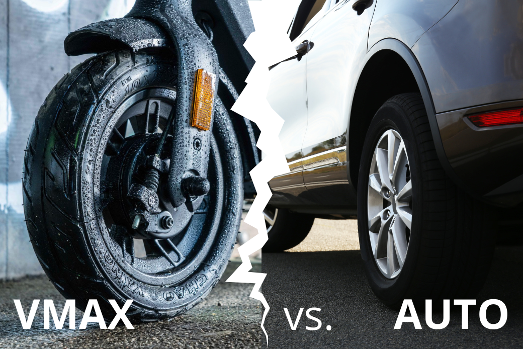 VMAX vs. Auto - E-Scooter erobern die Straßen Deutschlands